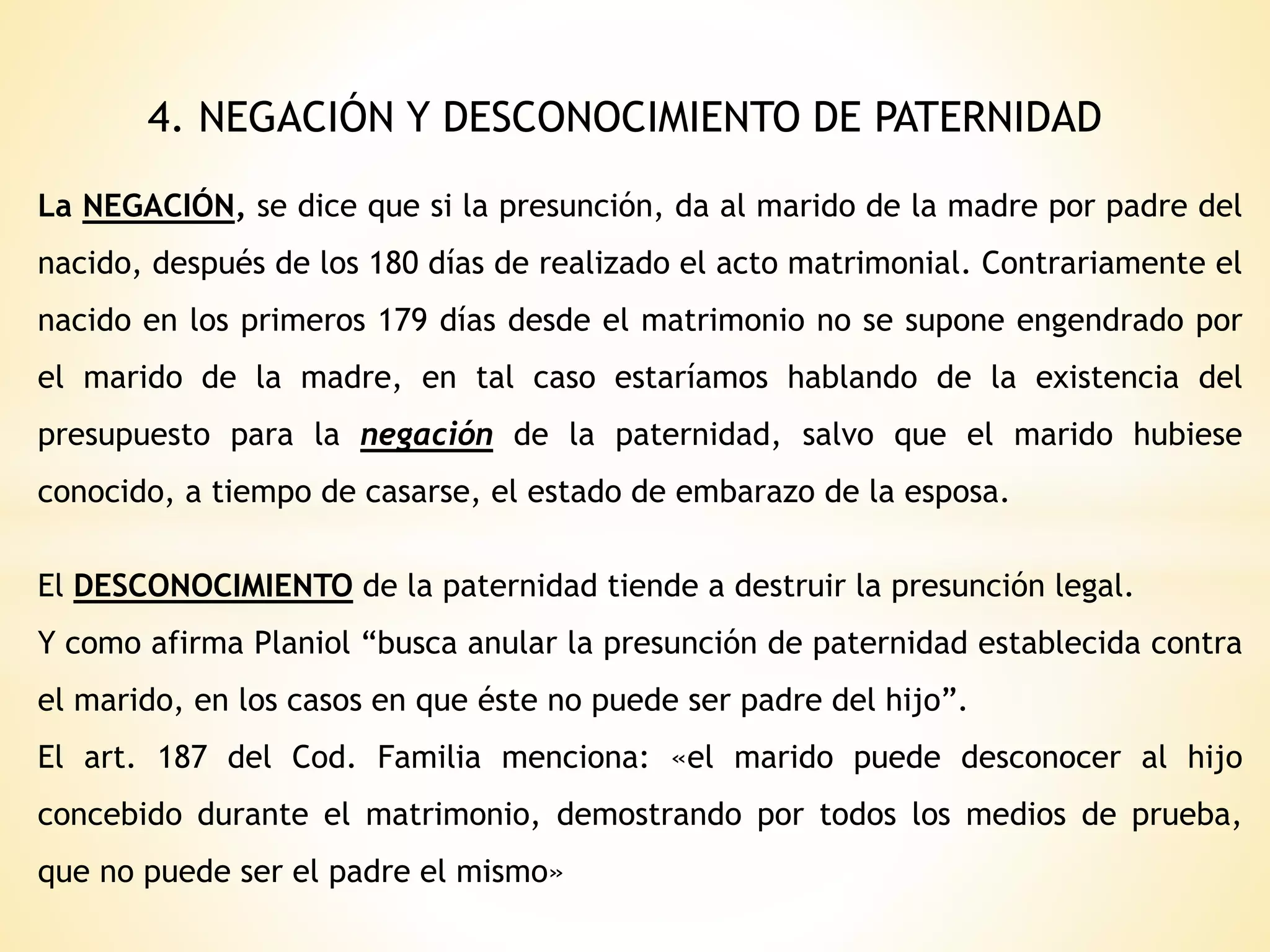 Negacion y desconocimiento | PPT