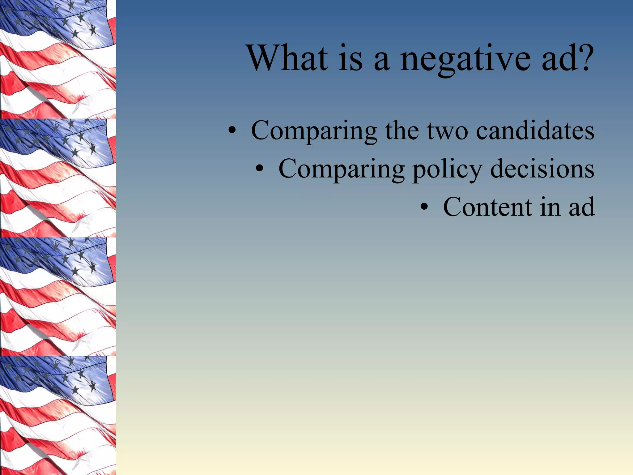 Comparing Political Ads | PPT