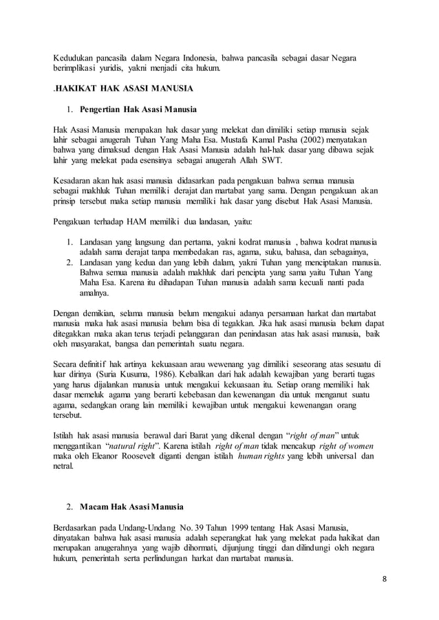 Negara hukum dan ham | DOCX