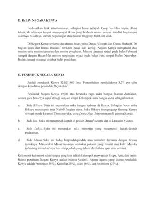 Negara kenya | DOCX