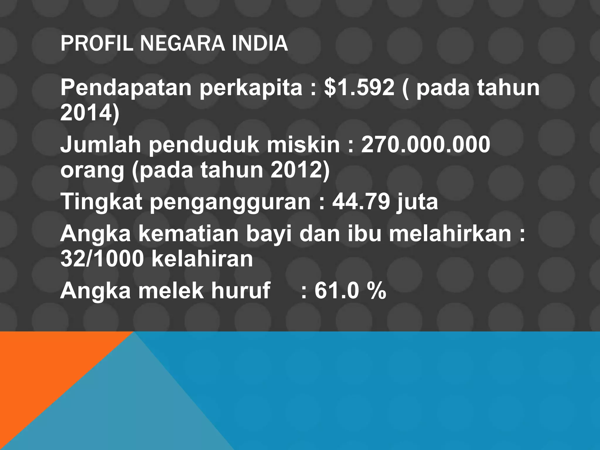 Negara maju dan negara berkembang ( india ) | PPTX