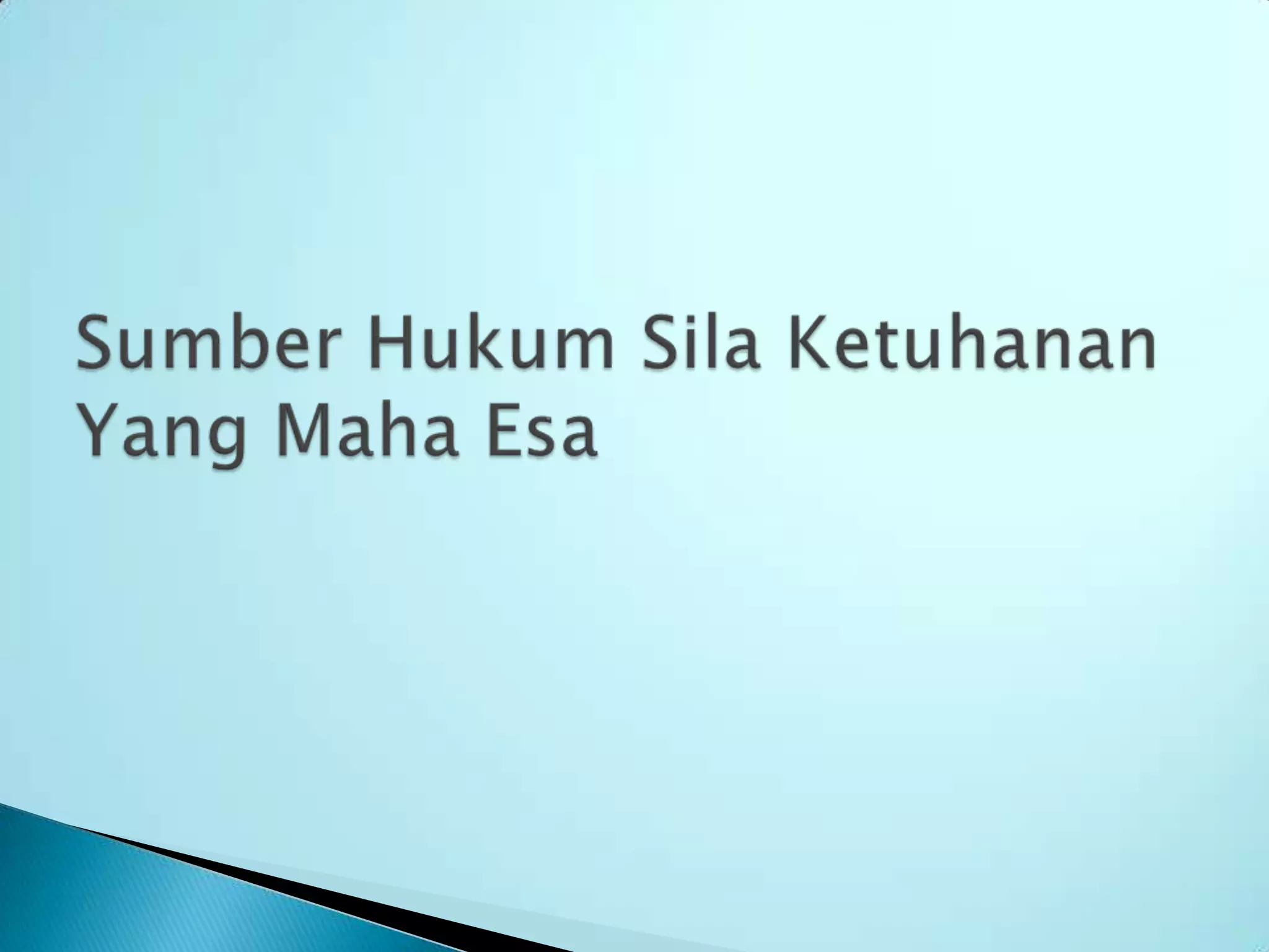 Negara pancasila yang berketuhanan yang maha esa | PPTX