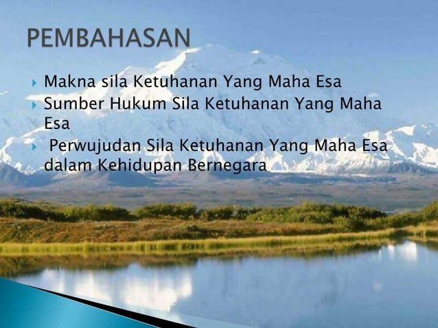 Negara pancasila yang berketuhanan yang maha esa | PPTX