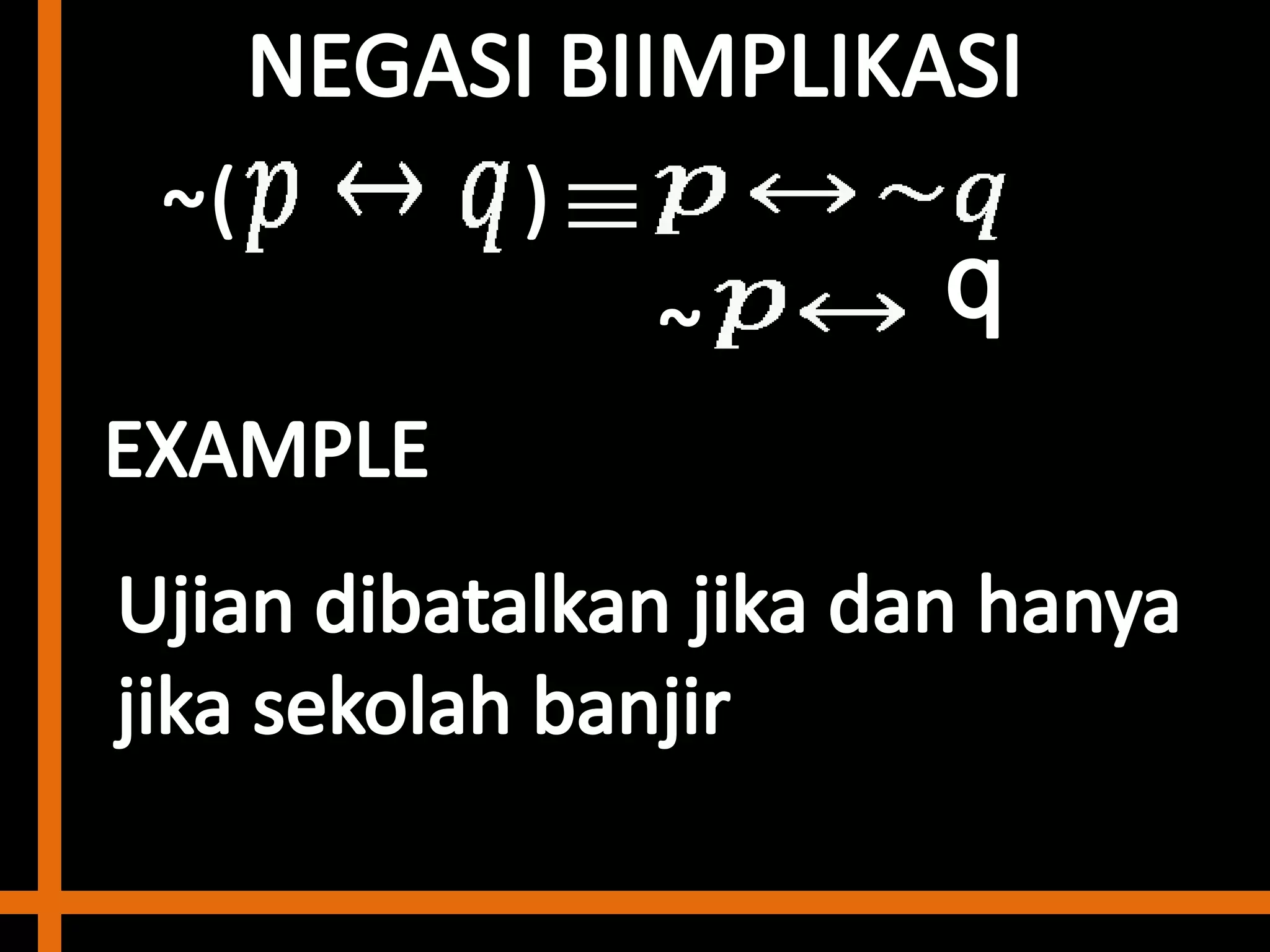 Negasi Pernyataan Majemuk | PPTX