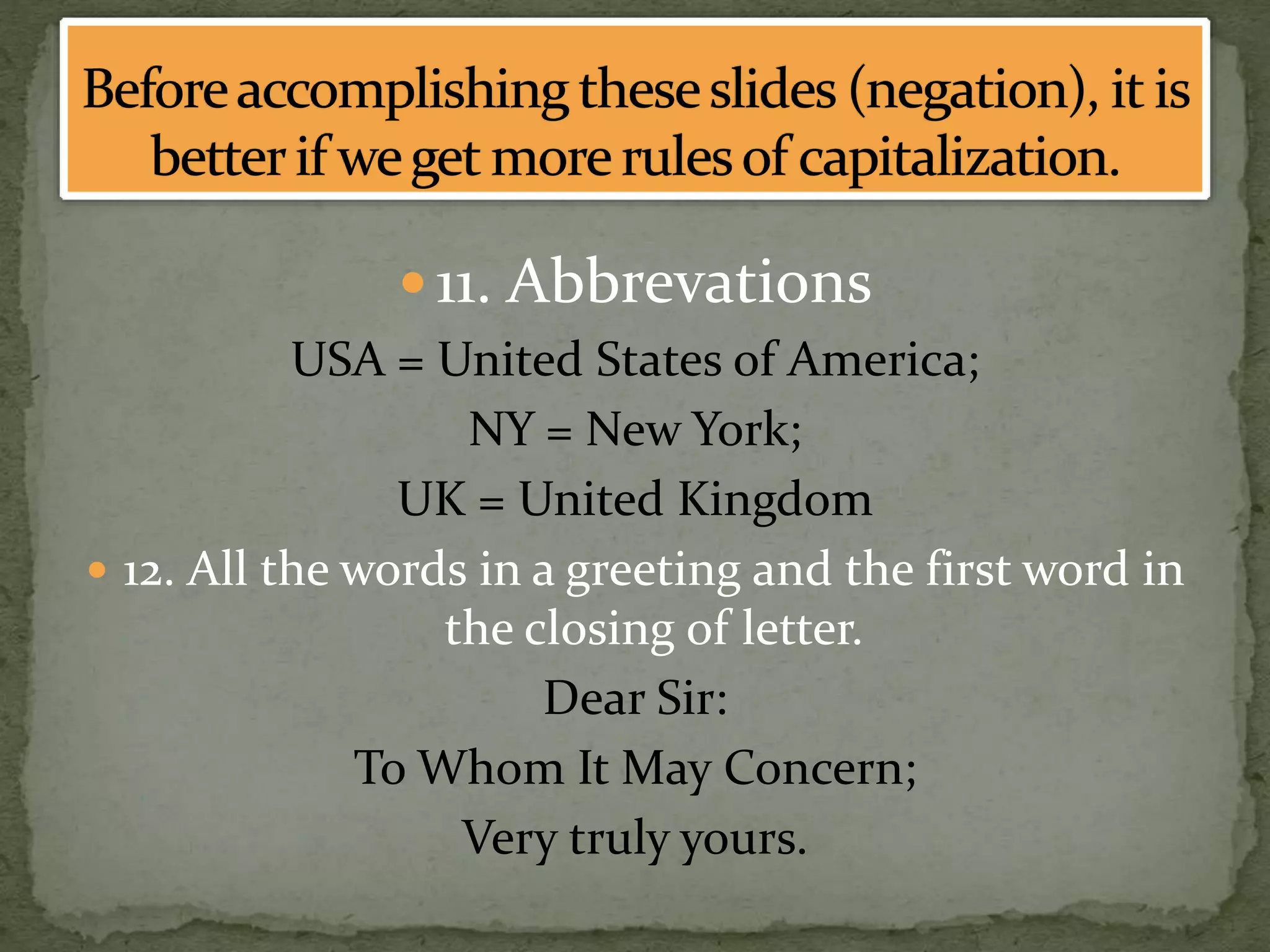 Negations (Morphology) | PPT