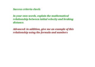 Negative acceleration | PDF