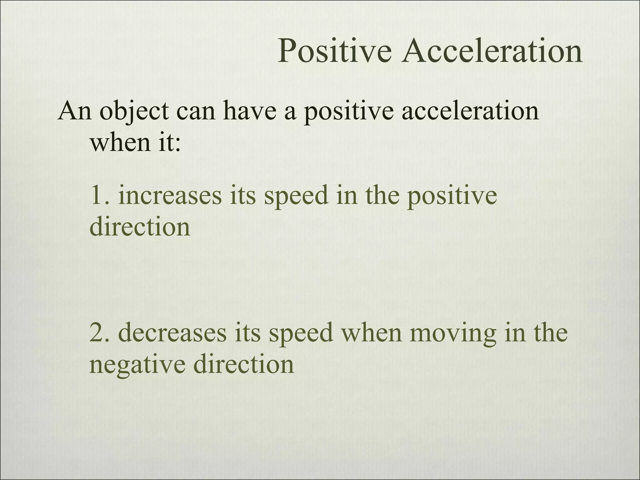 Negative acceleration | PPT