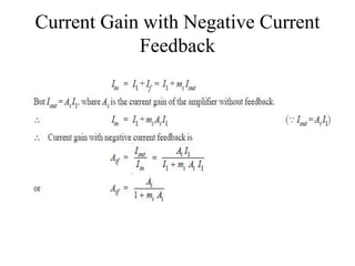 Negative amplifiers and its types Positive feedback and Negative ...