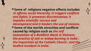 NEGATIVE AND POSITIVE EFFECTS OF RELIGION GRADE 12.pptx