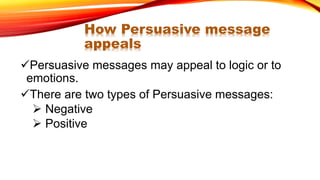 Negative and positive persuasive language | PPTX