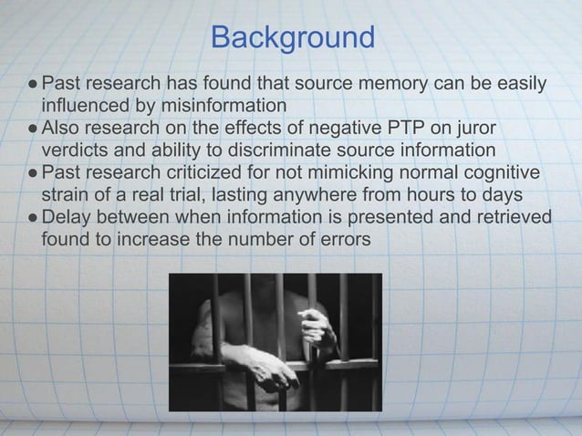 Negative and positive pretrial publicity affect juror memory and | PPT