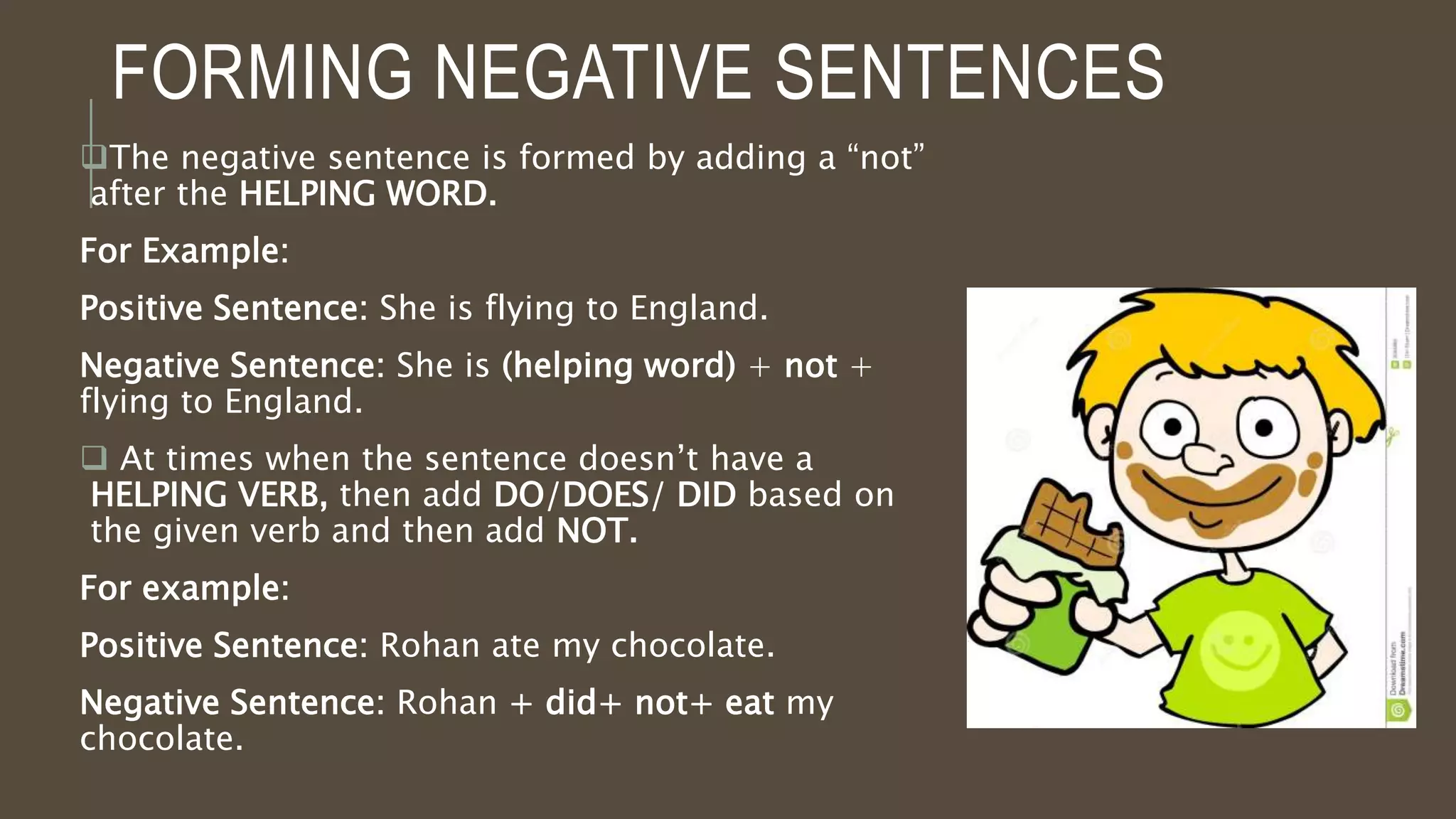 Negative and positive sentences | PPT