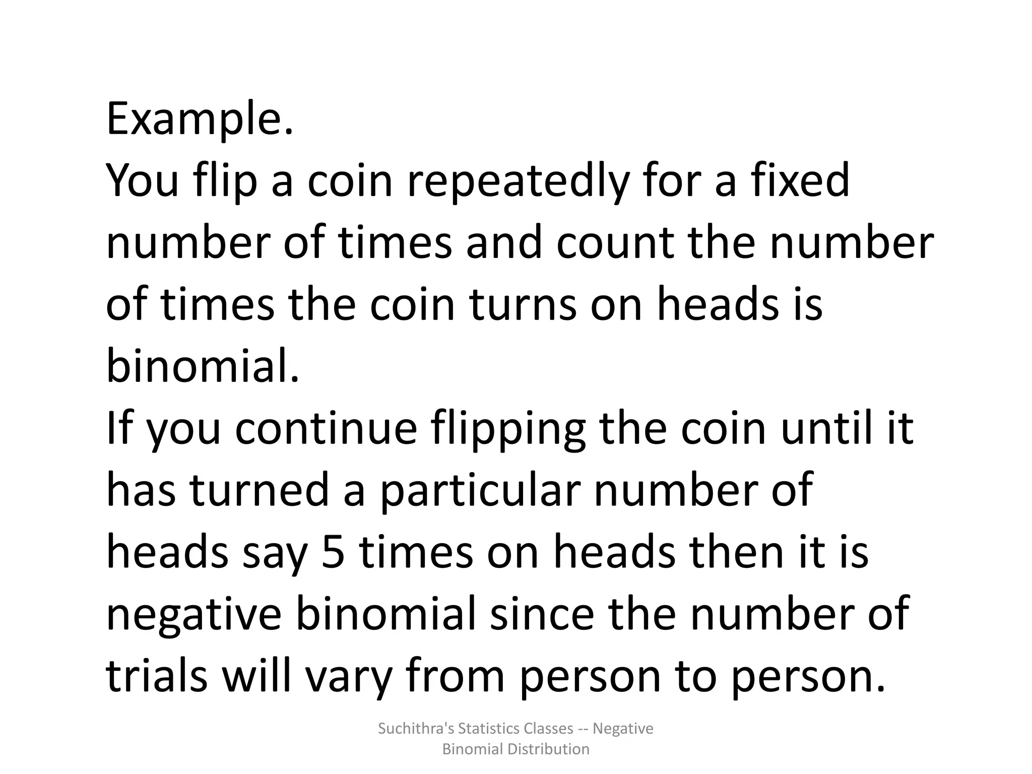 Negative Binomial Distribution | PPTX
