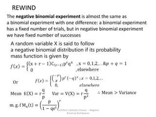 Negative Binomial Distribution | PPTX
