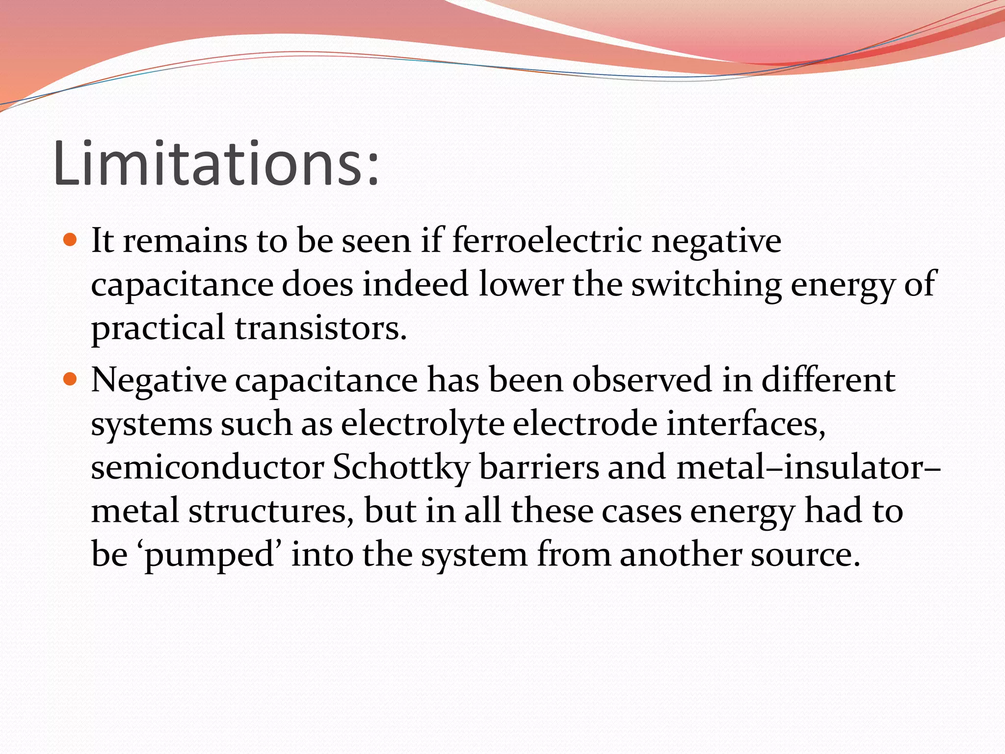 Negative Capacitance FET | PPTX
