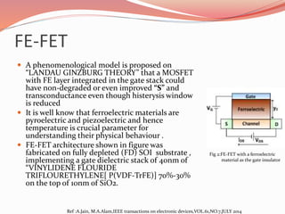 Negative Capacitance FET | PPTX