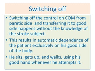 Negative contribution of automatic postural control | PPT