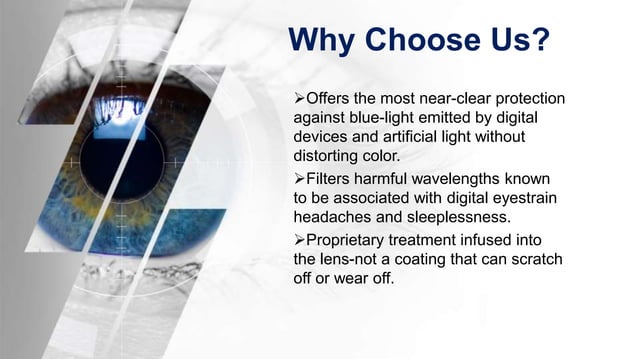 Negative Effect of Blue Light on your Eyes | PPTX