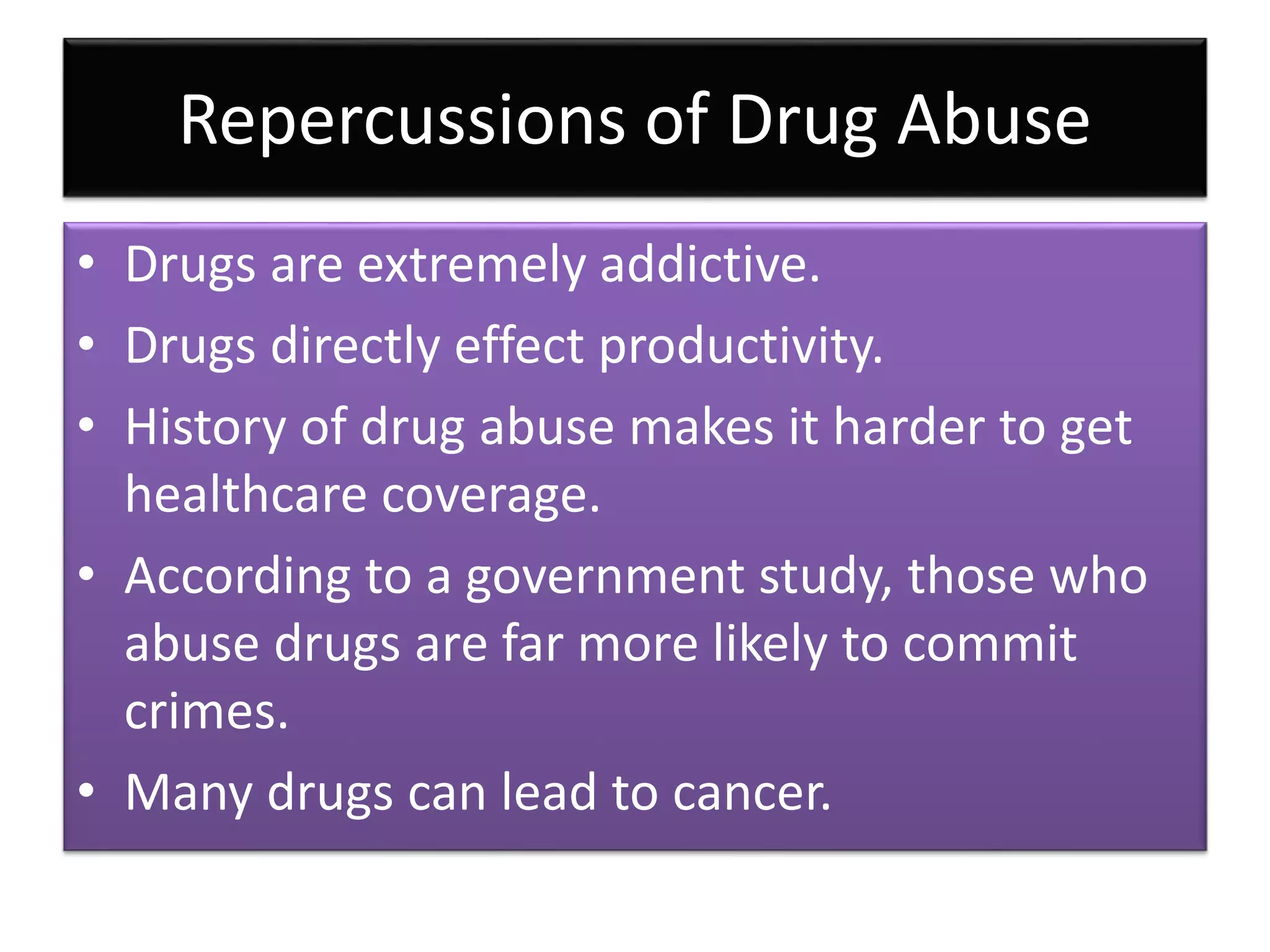 Negative Effects of Drug and Alcohol Abuse | PPTX