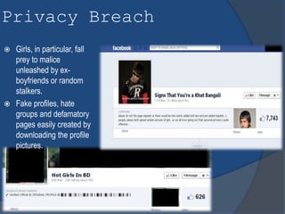 Negative effects of Facebook Use | PPTX