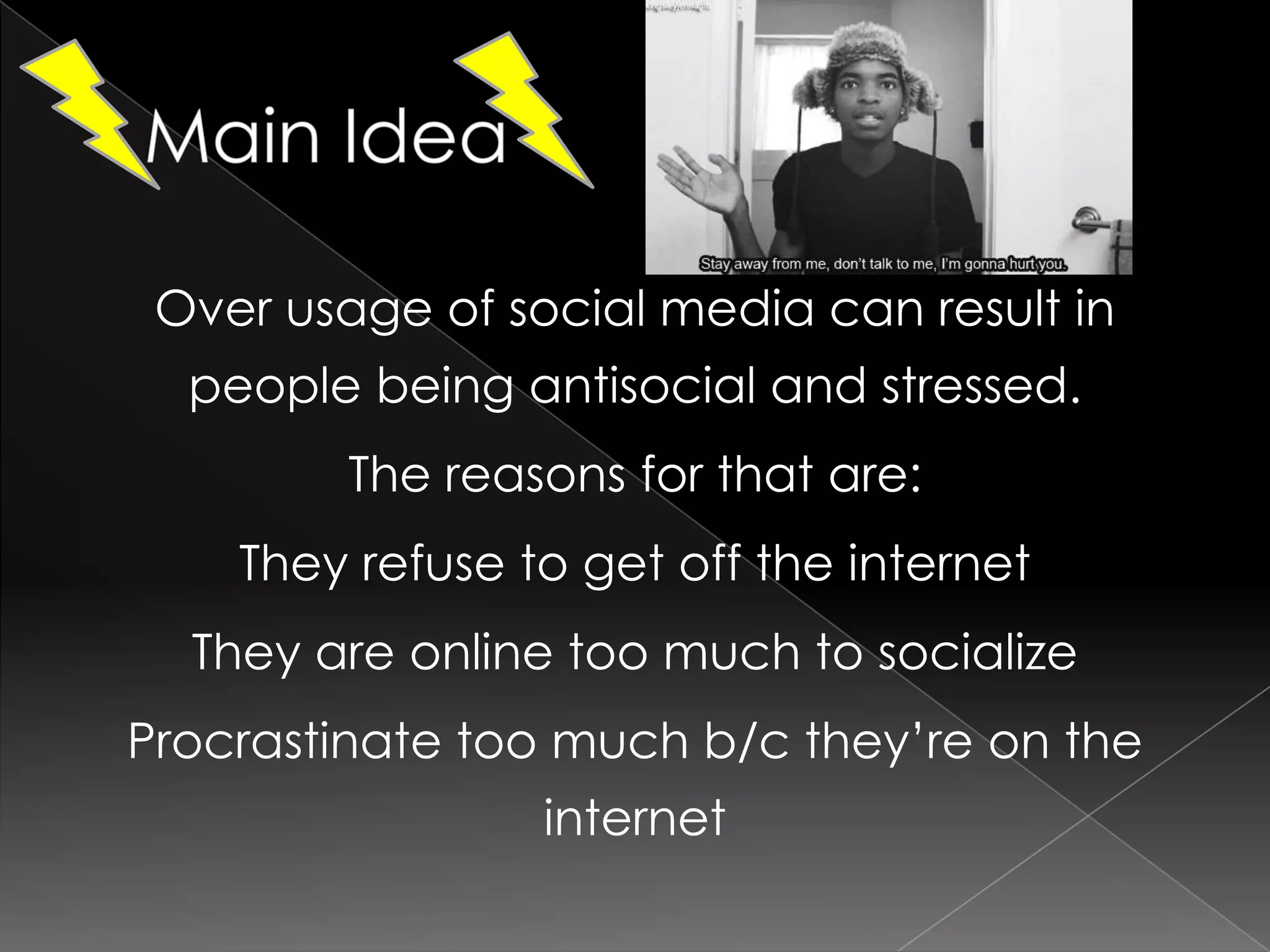 Negative effects of social media | PPTX