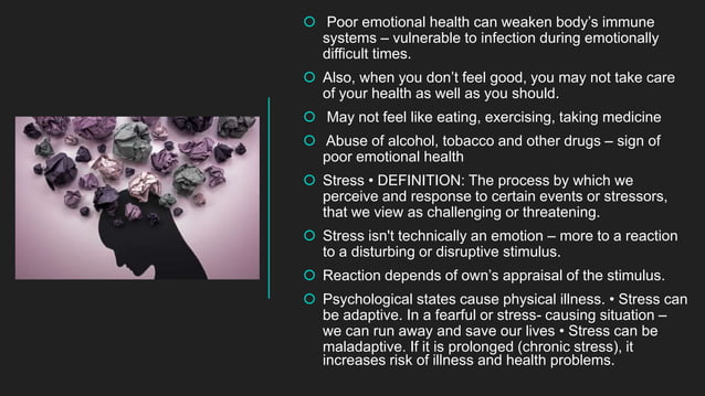 Negative emotions and health. | PPT