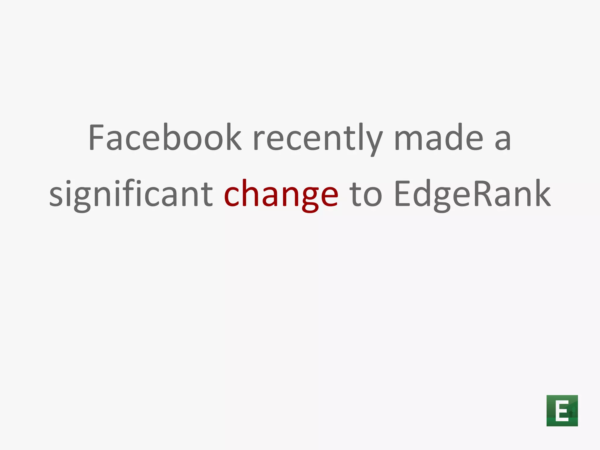 Facebook Negative Feedback — How it is impacting EdgeRank | PDF