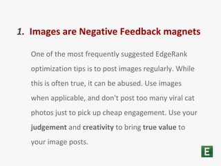 Facebook Negative Feedback — How it is impacting EdgeRank | PDF