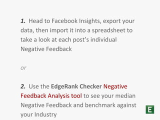 Facebook Negative Feedback — How it is impacting EdgeRank | PDF
