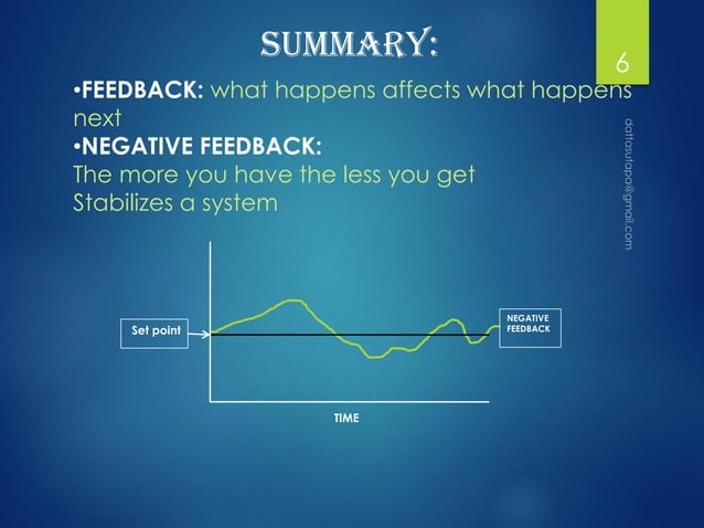 Negative feedback loops | PDF