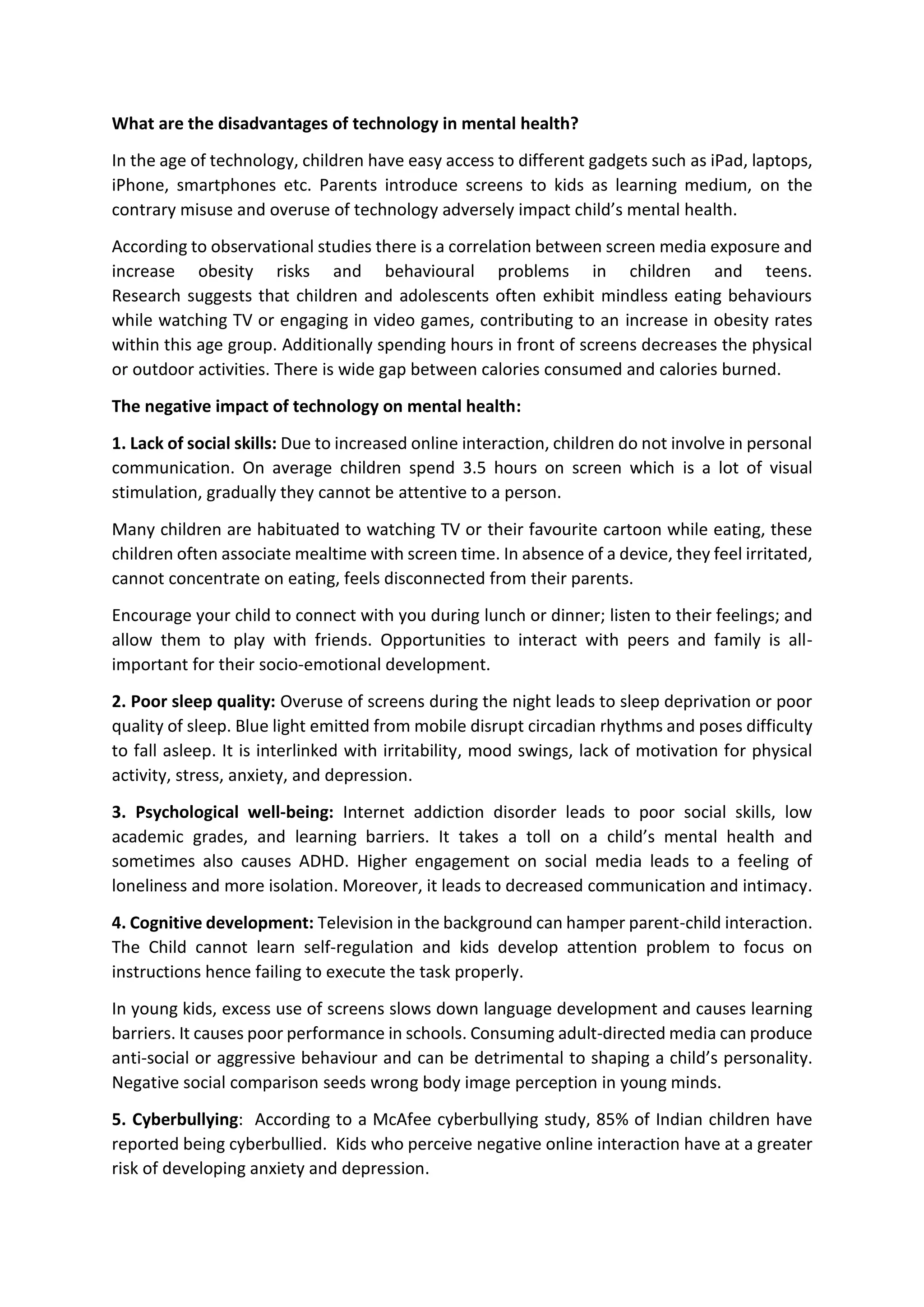 Negative impacts of technology on child's mental health.docx