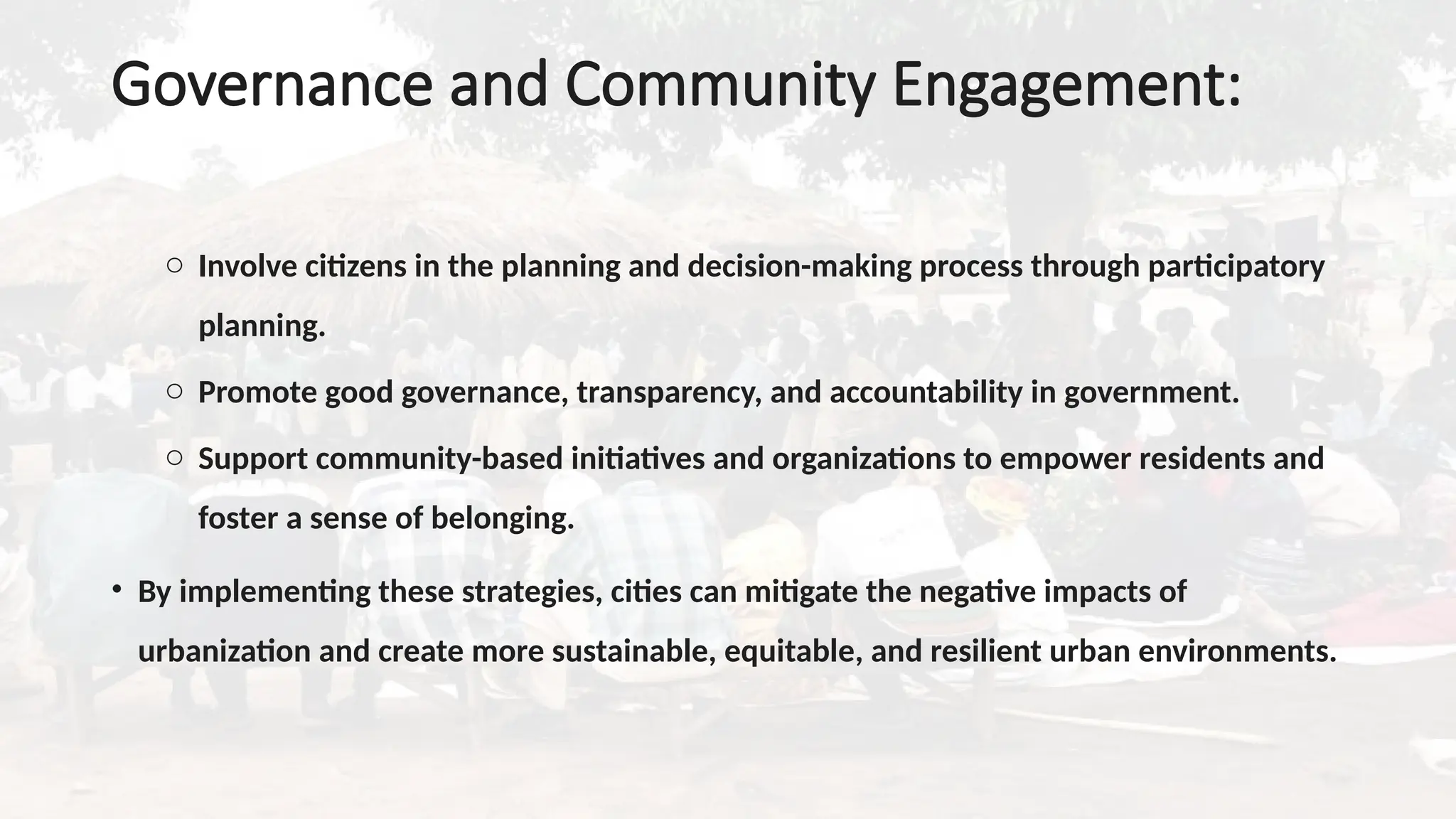 Negative Impacts of Urbanization and Strategies to Reduce These Impacts ...