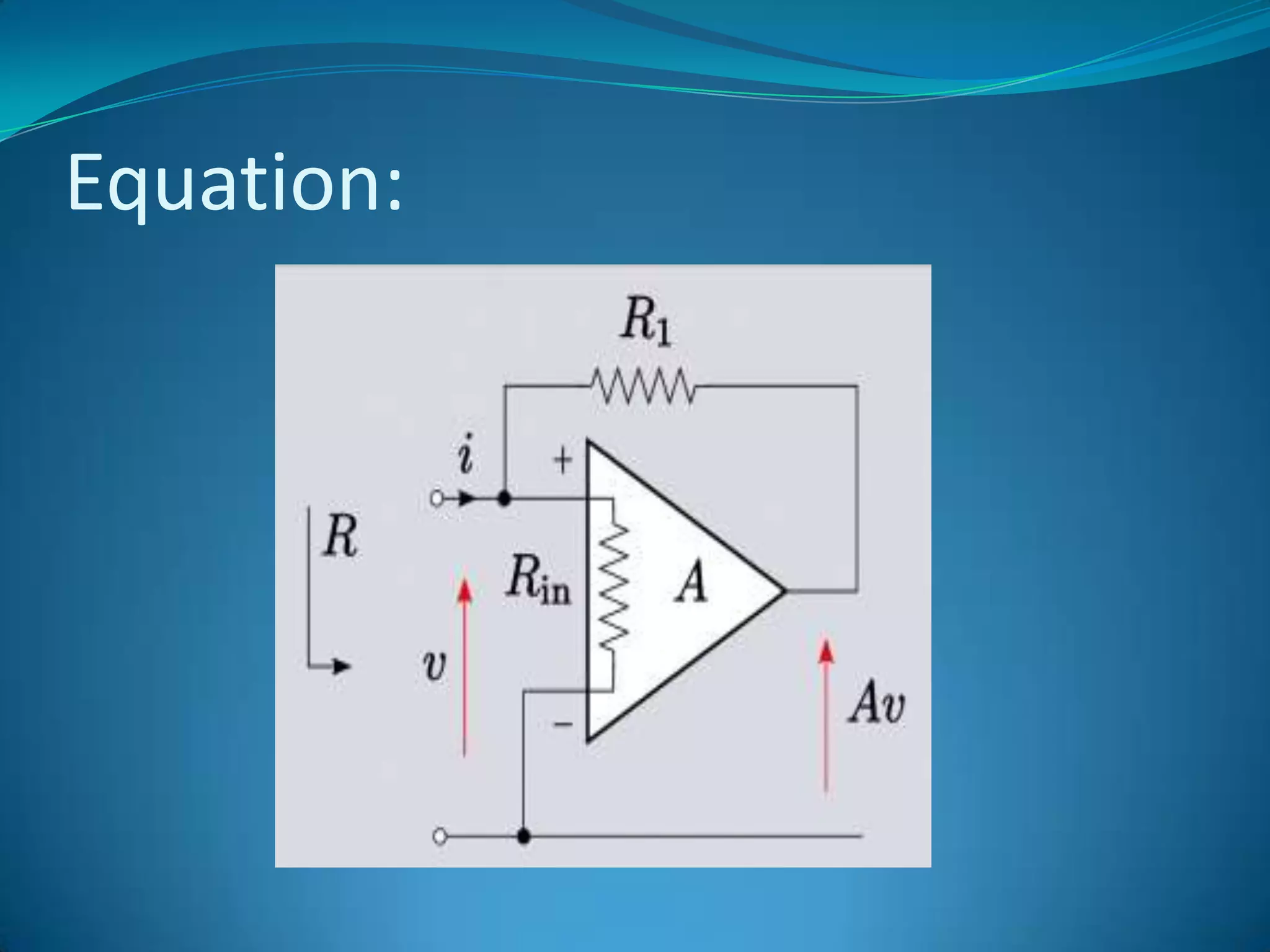Negative impedance circuit | PPTX