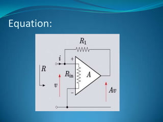Negative impedance circuit | PPTX