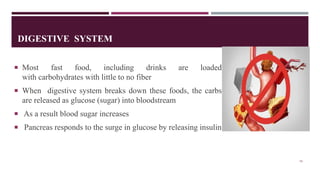 Negative influence of fast food on body | PPTX