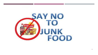 Negative influence of fast food on body | PPTX