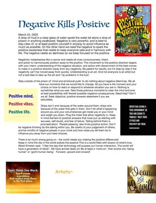 Negative kills positive | PDF
