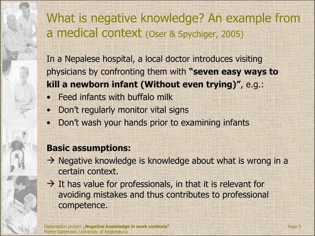 Negative Knowledge At Work | PPT