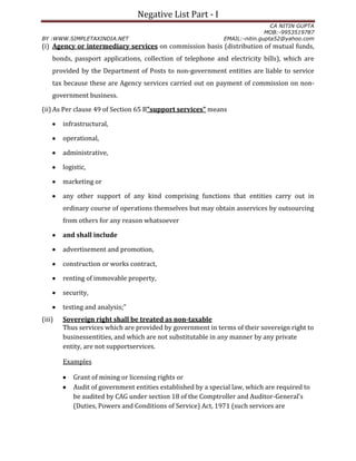 Negative list | DOCX