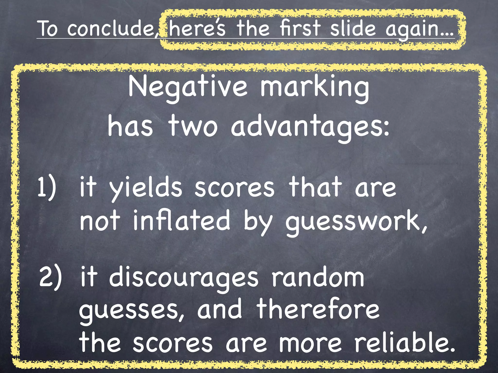 Negative marking | PDF