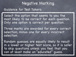 Negative Marking v5 | PDF