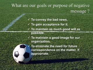 Negative messages PRESENTATION | PPTX