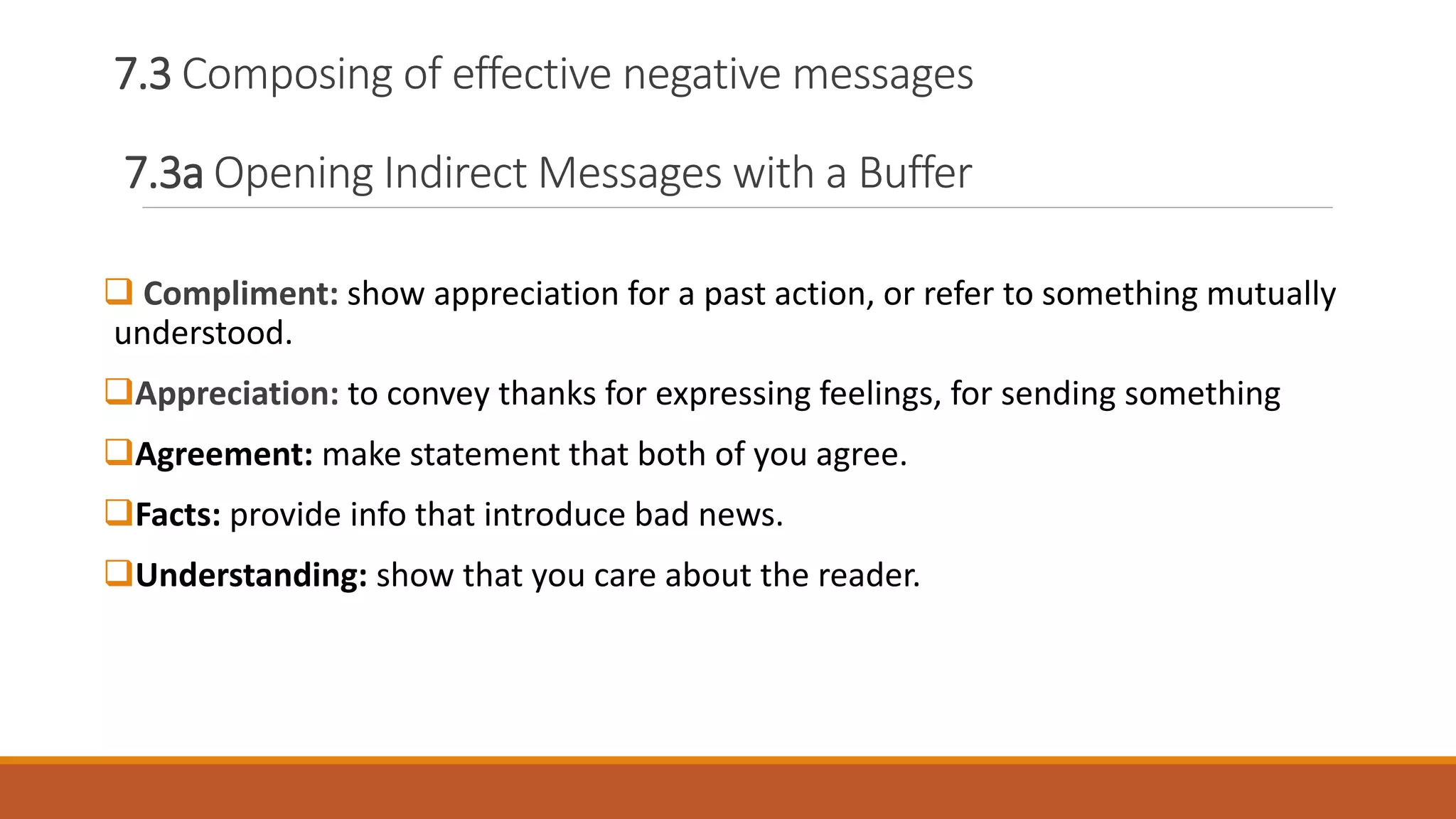 Negative messages | PPTX