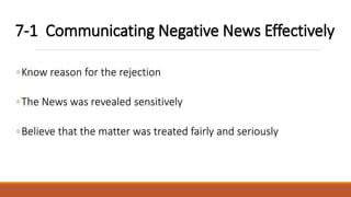 Negative messages | PPTX