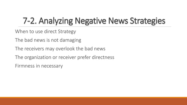 Negative messages | PPTX