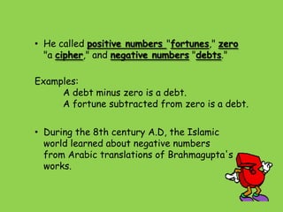 Negative numbers(final) | PPTX