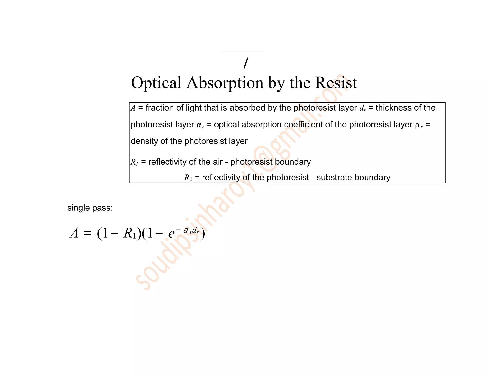 Negative Photoresists in photolithography | PDF