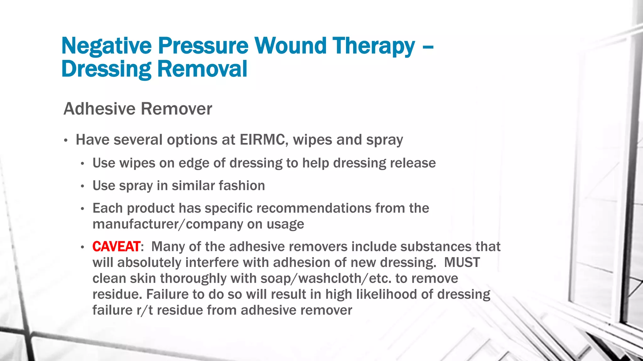 Negative pressure wound therapy | PPTX
