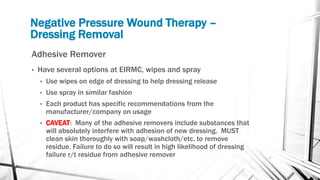 Negative pressure wound therapy | PPTX