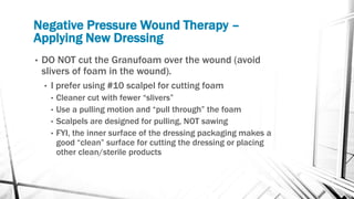 Negative pressure wound therapy | PPTX